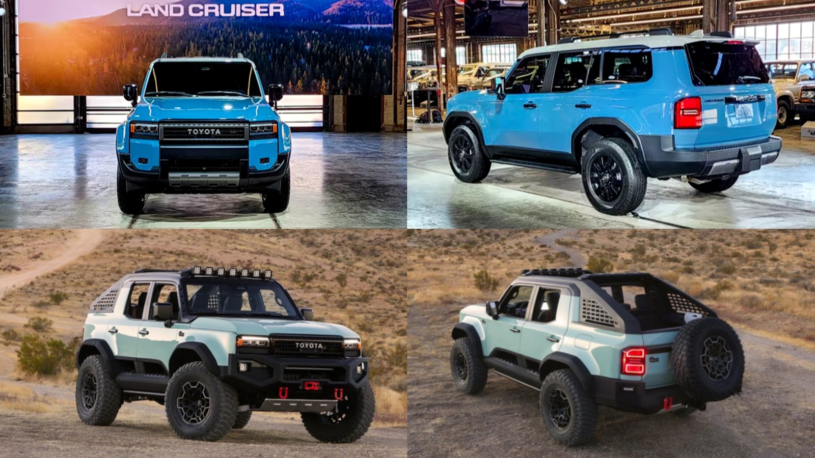 Toyota Land Cruiser ROX Compared to Original 2024 Toyota Land Cruiser ...